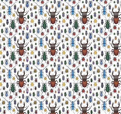 Stesha Party Insect Gift Wrap, Bug Birthday Present Wrapping Paper - 30 x 20 Inch (3 Sheets)