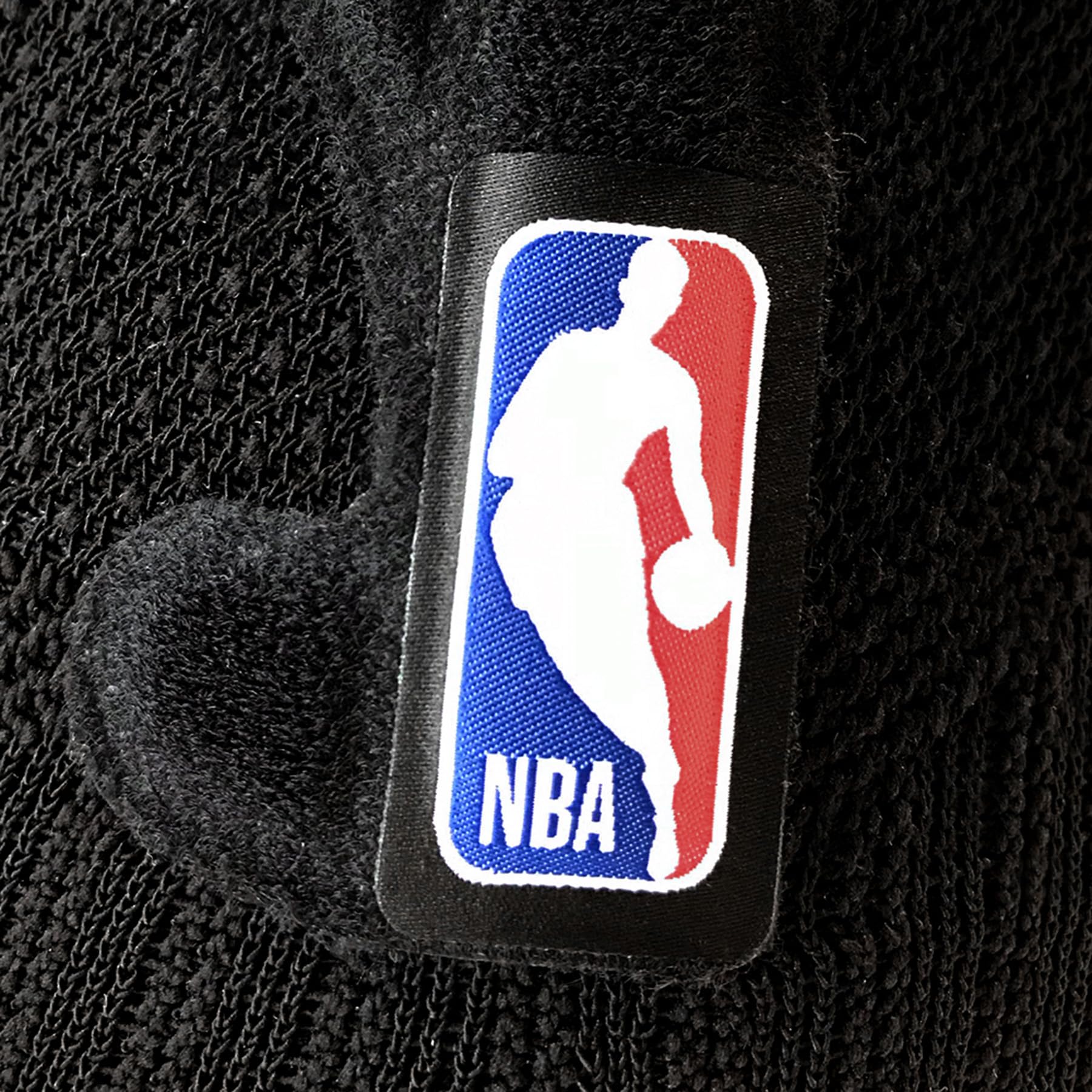Bauerfeind Sports Knee Support NBA - Officially Licensed Basketball Brace with Medical Compression - Sleeve Design with Omega Gel Pad for Pain Relief & Stabilization (Black, XXL)