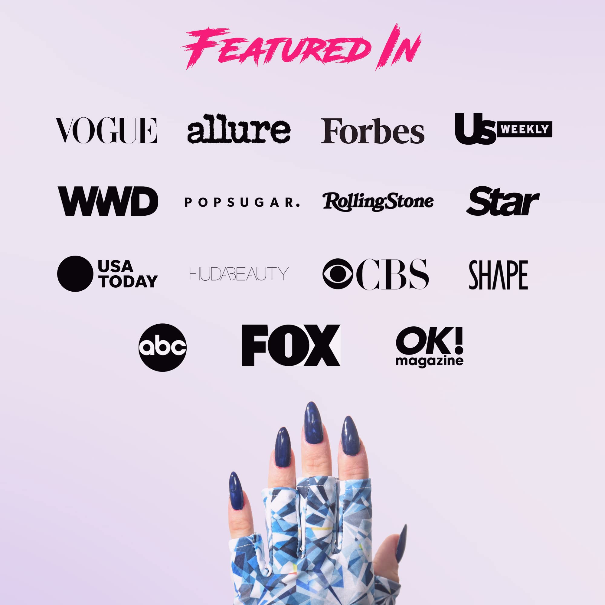 ManiGlovz - Original UPF 50+ UV Light Protective Nail Gloves | Gel Manicure & Anti UV Fingerless Gloves for Women | Driving Sun Protection