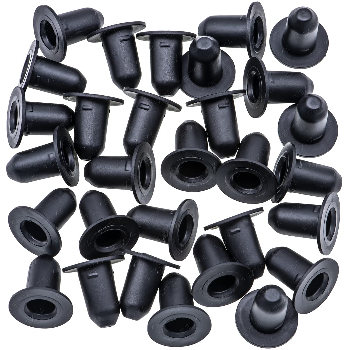 Rexka 30pcs Center Shield,Wheel Opening Molding Grommet 3C0853586 for Volkswagon Audi Q5 RS5 SQ5 Atlas Beetle CC Passat Tiguan Touareg 3C0-853-586