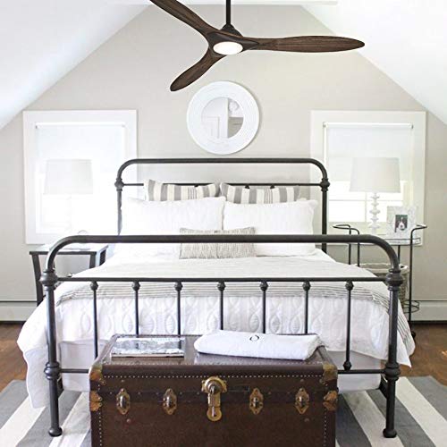 Minka Aire F868L-ORB Sleek 60" Ceiling Fan with LED Light and Remote Control, Oil Rubbed Bronze