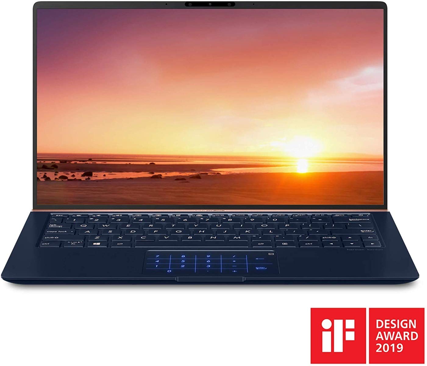 ASUS ZenBook 13 Ultra-Slim Laptop 13.3” FHD WideView, 8th-Gen Intel Core i7-8565U Processor, 8GB LPDDR3, 512GB PCIe SSD, Backlit KB, NumberPad, Military-Grade, Windows 10 - UX333FA-AB77 Royal Blue