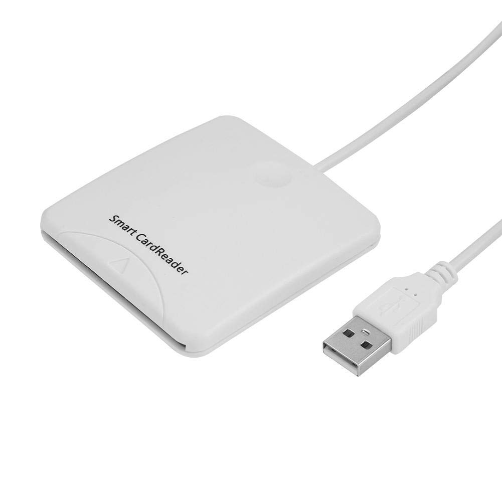 USB Smart Chip Reader,Portable USB Credit Card Reader,Full Speed Smart IC Mobile Bank Credit Card Readers for Supports 98/me/2000/xp/vista/Win7(32bit&64bit), OS X, Linux