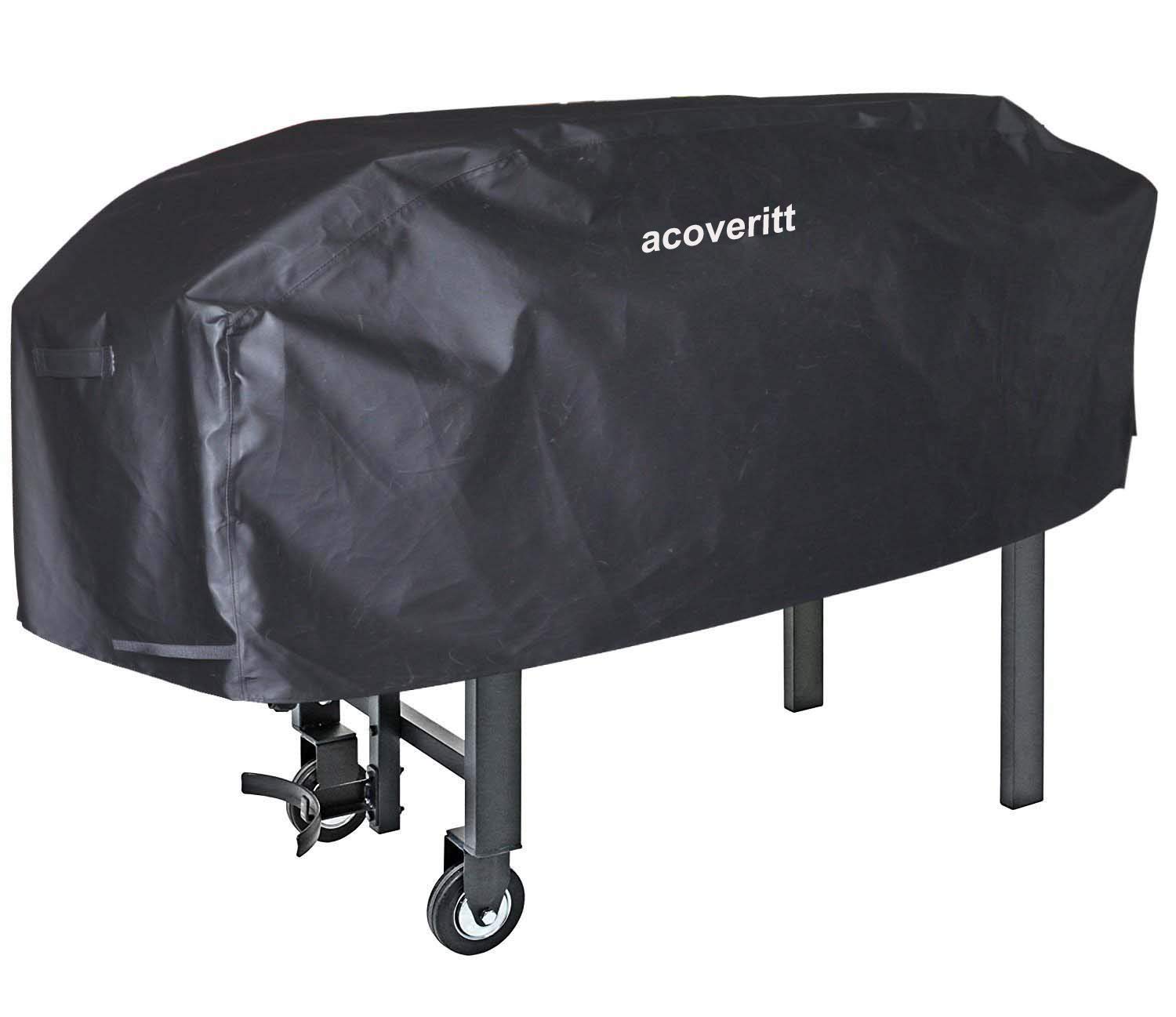 acoveritt Heavy Duty Waterproof Grill Cover for Blackstone 36" Griddle Cooking Station, Outdoor Flat Top Gas Grill Griddle Cover, Include Support Pole to Raise Up The Cover, No Water Pooling