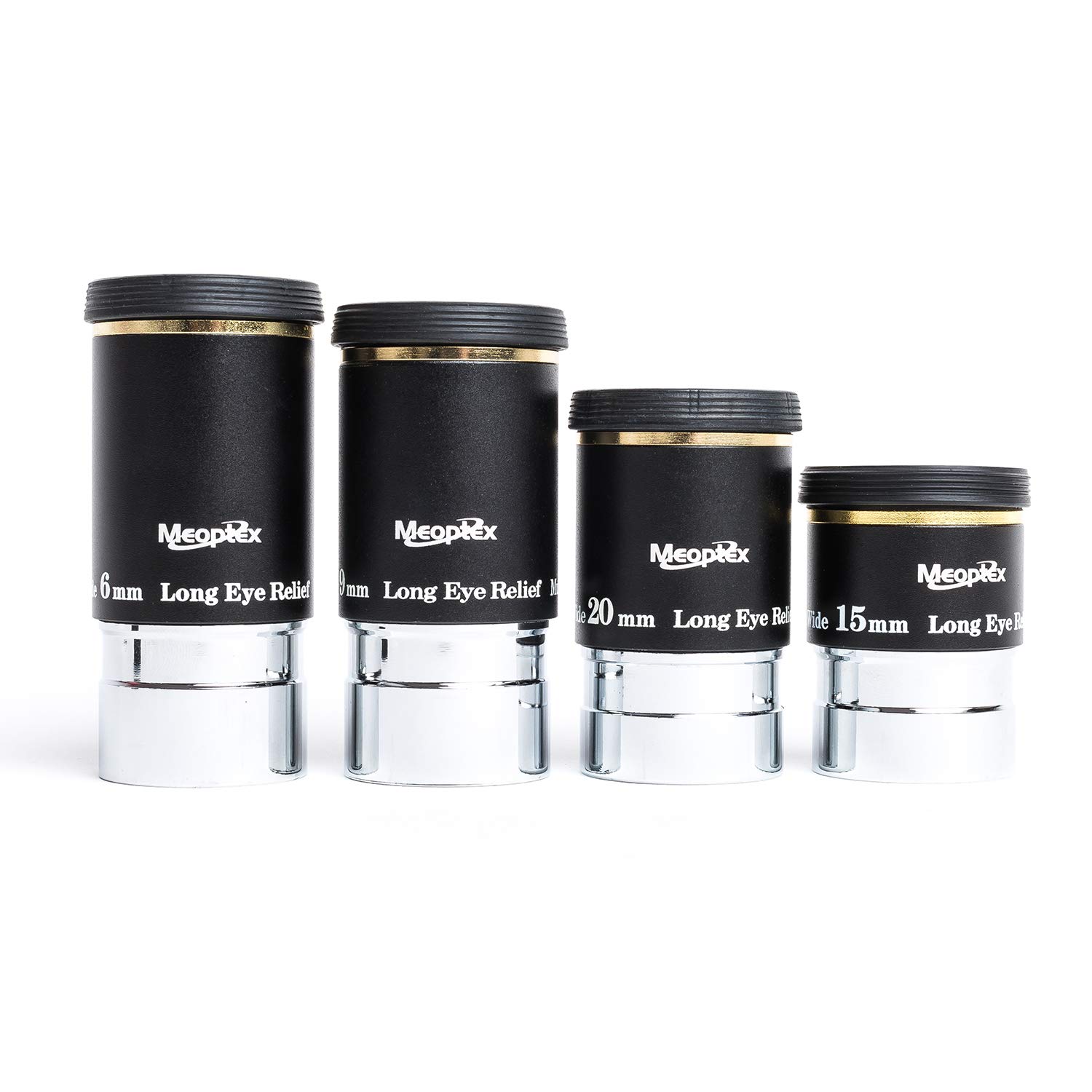 MEOPTEX 1.25" 6mm 9mm 15mm 20mm 66-Degree Ultra Wide Angle Eyepiece for Telescope (20mm)