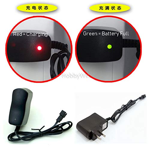 3.7V Battery Charger 500mA SM-2P Nor Plug for 1S LiPo Li-Ion Power Pack RC Racing Car Truck Speed Boat