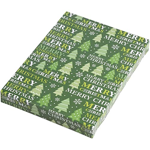 Juvale 24 Pack Christmas Boxes for Gifts with Lids for Presents, Empty Wrap in 4 Designs (3 Sizes)