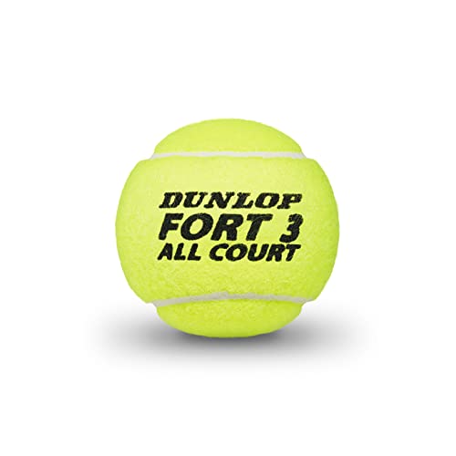 DUNLOP 601316 Tennis Balls, Unisex-Adult, Multicoloured, 1 Pack (4 Balls)