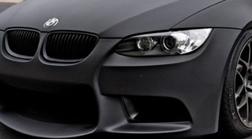 Black Matte Cast Decal Automotive Use Bubble and Air-Free Car Wrap Vinyl Large Roll 3MIL-VViViD8 (6ft x 5ft)