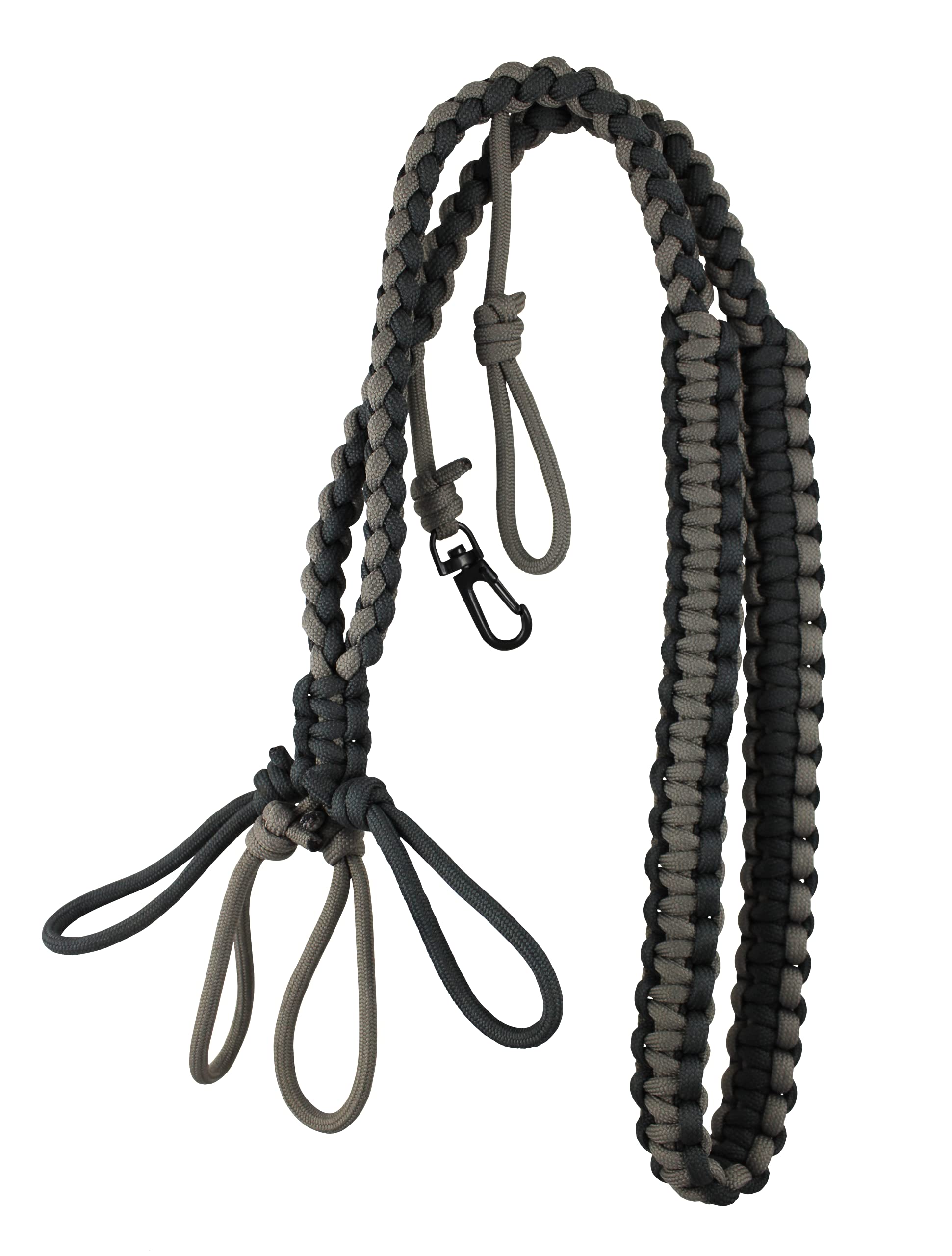 Cupped Waterfowl Braided DIY Call Lanyard for Duck Calls, Durable Parachute Cord Adjustable Hunting Call Lanyard, Green/Khaki