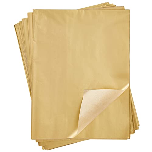 Gold Tissue Paper for Gift Wrapping Bags and Birthday Party (60 Sheets, 20 x 26 in)