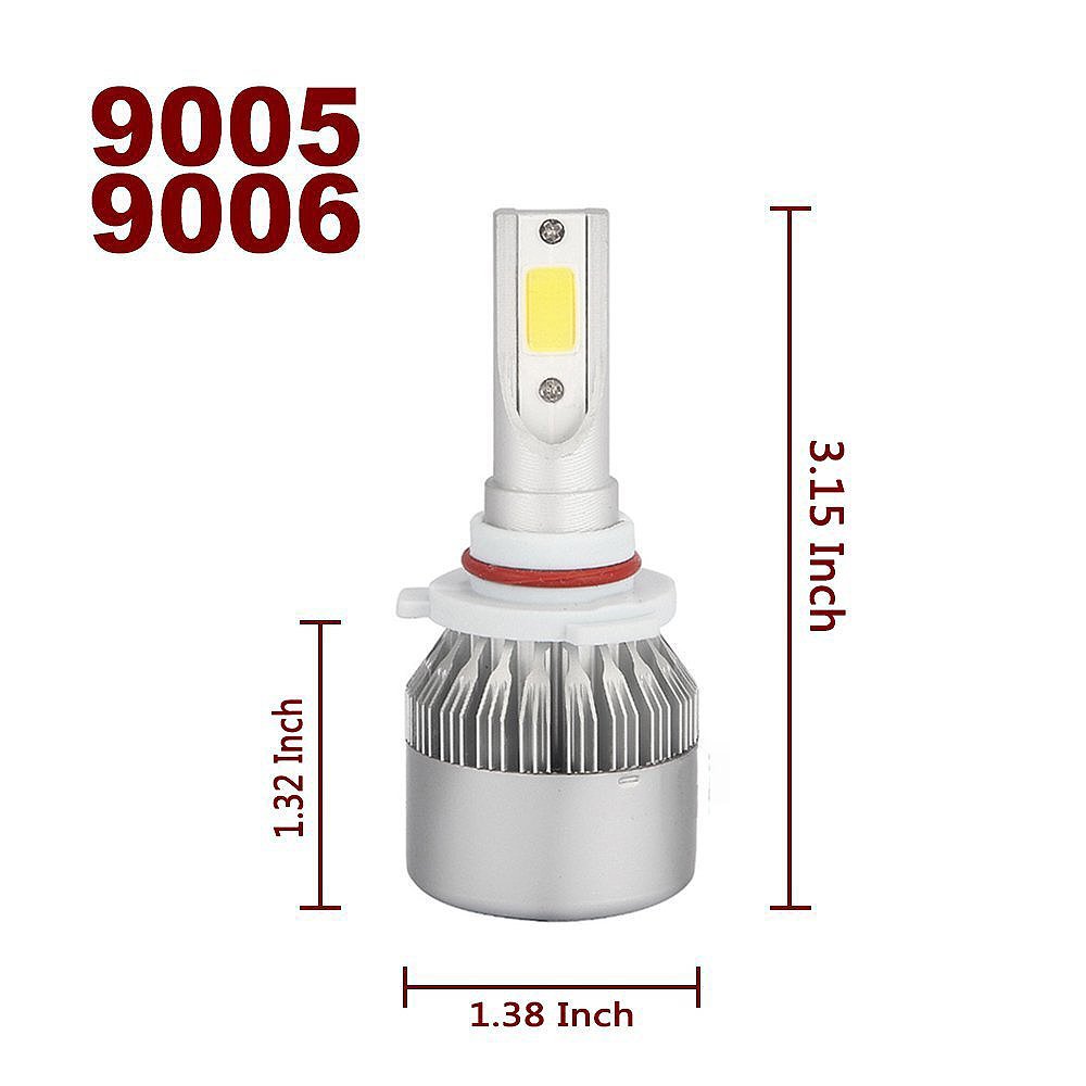 ICBEAMER H11 Light Bulbs, 8000LM Brighter Lights, Real 1:1 6000K Cool White lights IP68 Waterproof Halogen Replacement Fog Lights, Quick Installation, Pack of 2