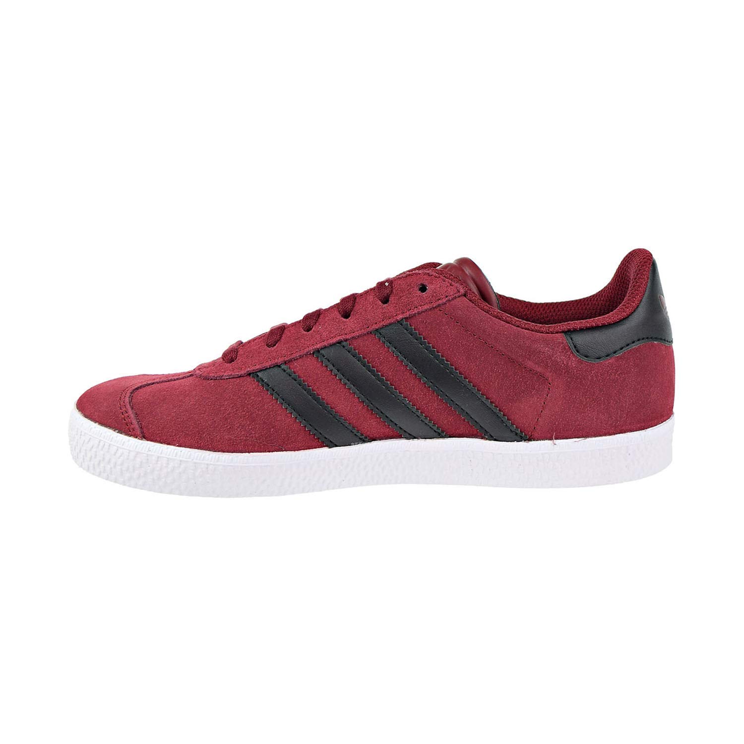 adidas Gazelle Big Kids Shoes Collegiate Burgundy/Core Black db2864 (5.5)