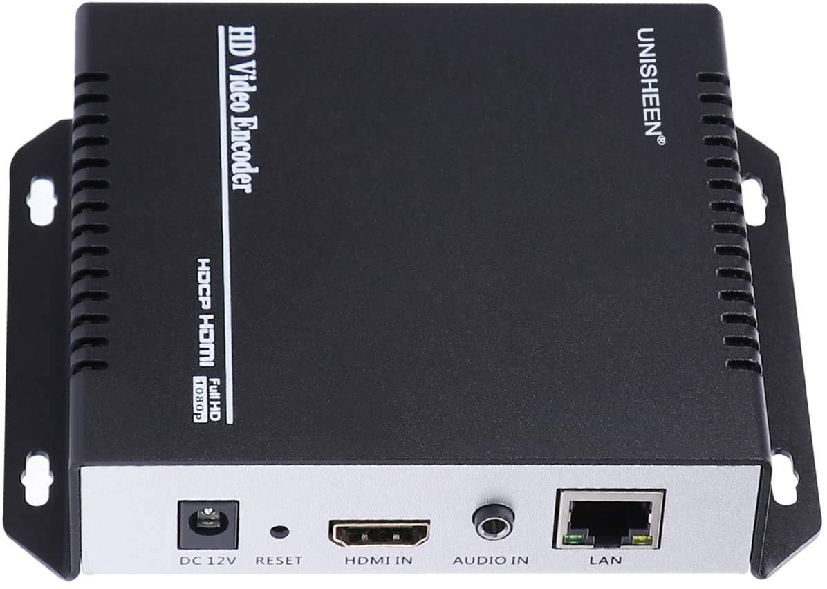UNISHEEN H.264 Live HDMI Video Encoder Supports RTSP, RTP, RTMP, HTTP, UDP, SRT for IPTV, Live Stream Broadcast Supports (BM3100H)