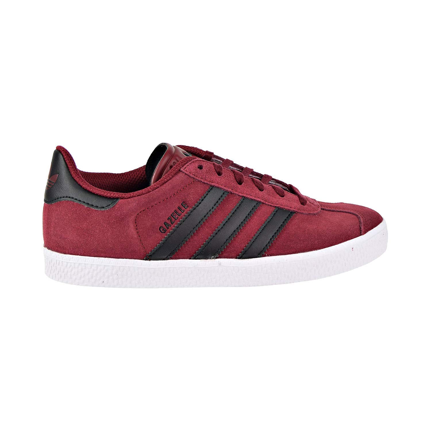 adidas Gazelle Big Kids Shoes Collegiate Burgundy/Core Black db2864 (5.5)