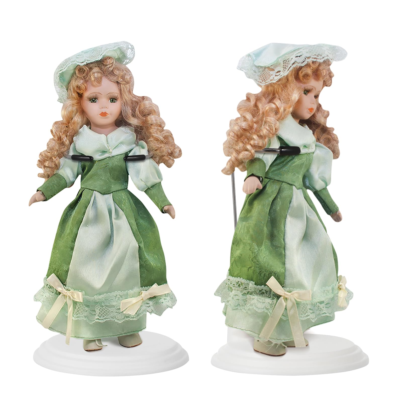 TOYANDONA 4pcs Doll Stand Action Figure Stand Portable Teddy Bear Stand for Mini Dolls
