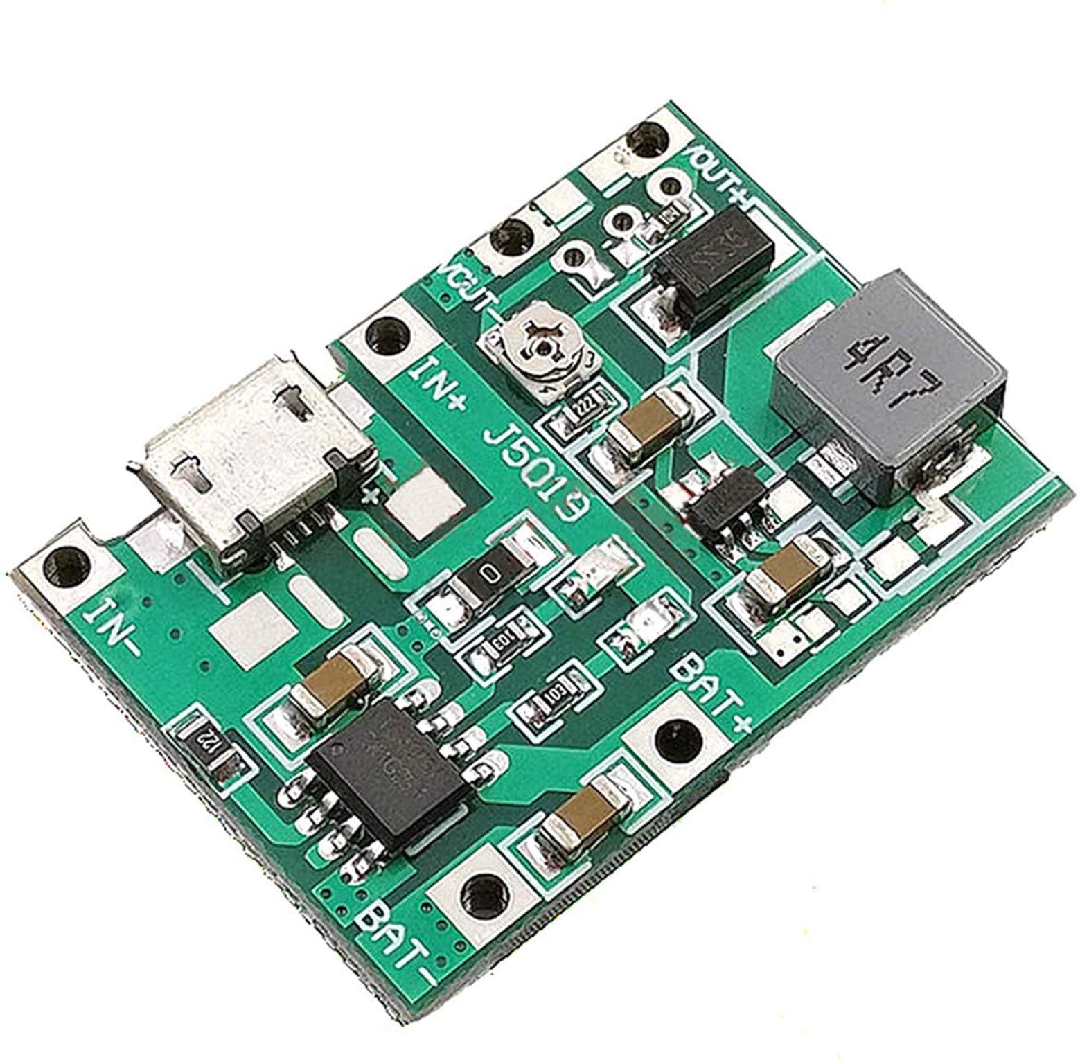5Pcs 2A USB 18650 Lithium Li-ion Battery Charger Module Boost 3.7V to 5V 9V 12V