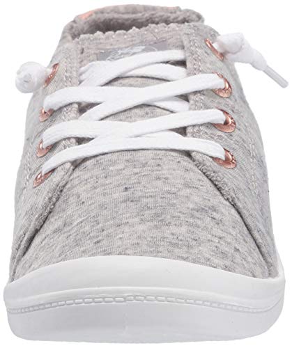 Roxy Women's Bayshore Slip On Sneaker Shoe, Dark Grey 20, 9