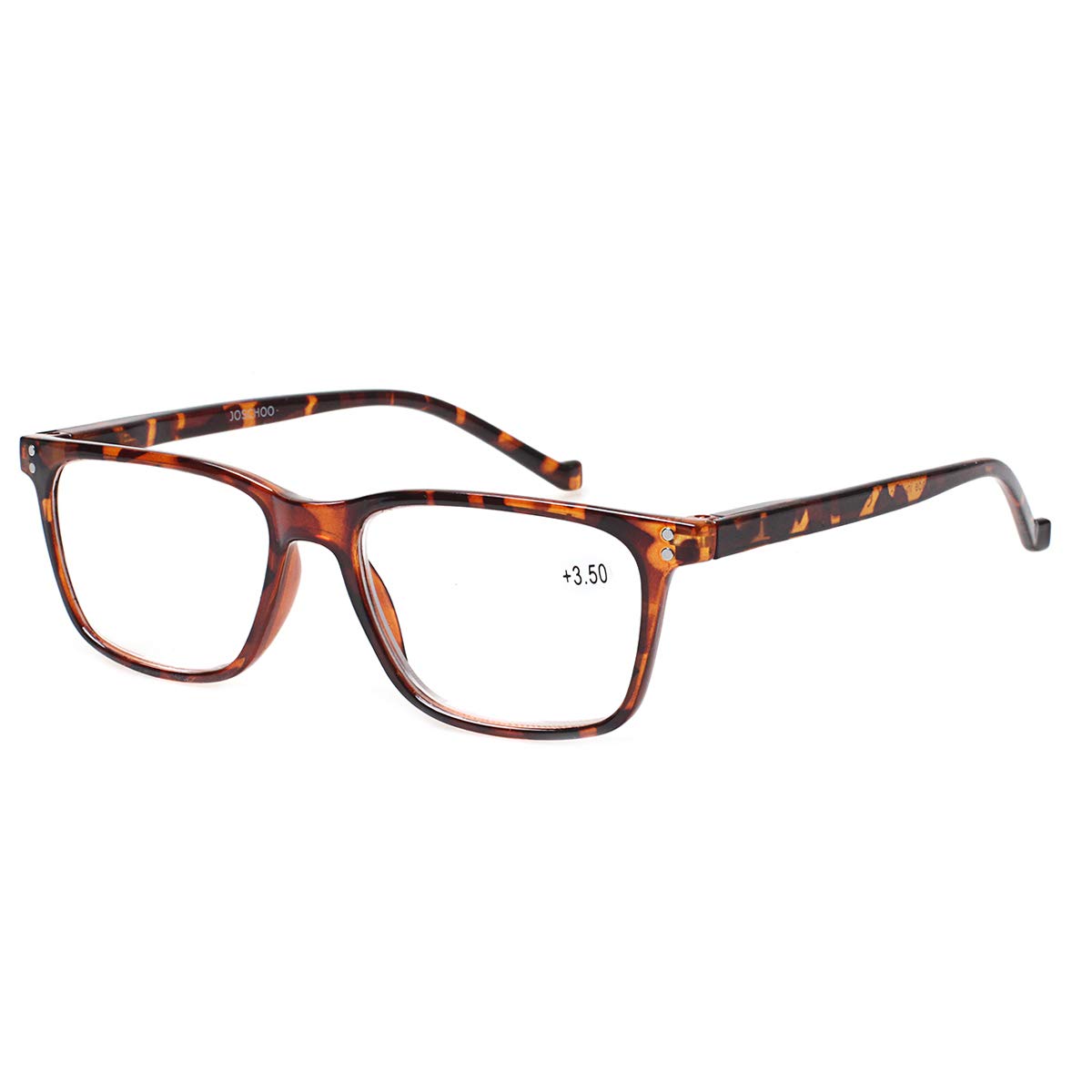 JOSCHOO 5 Pack Reading Glasses Men Women Spring Hinges Comfortable Glasses for Reading (5 Mix, 3.0)Medium