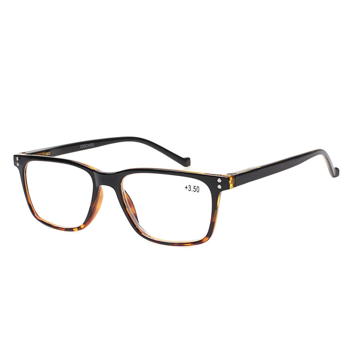 JOSCHOO 5 Pack Reading Glasses Men Women Spring Hinges Comfortable Glasses for Reading (5 Mix, 3.0)Medium