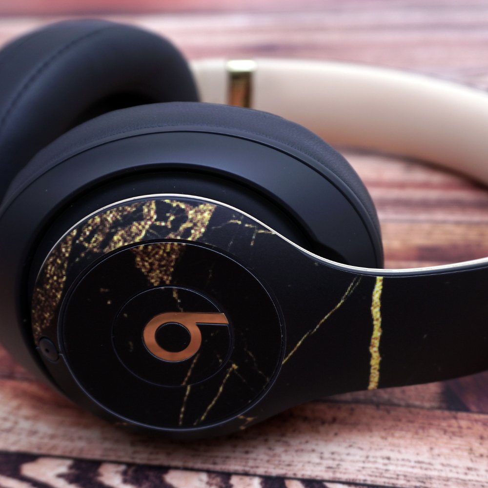 MightySkins Skin Compatible with Beats Studio 3 Wireless - Stormy Marble | Protective, Durable, and Unique Vinyl Decal wrap Cover | Easy to Apply, Remove, and Change Styles | Made in The USA