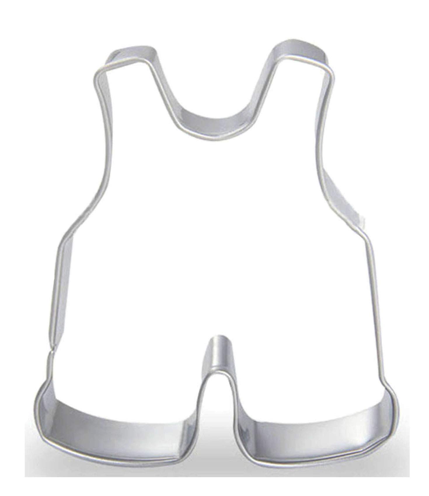 ZDYWY Bib Pants Overalls Suspender Jeans Shaped Cookie Cutters for Baby Shower