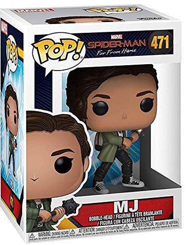 Marvel: Spider-Man Far from Home - Mary Jane (MJ) Funko Pop! Vinyl Figure (Includes Compatible Pop Box Protector Case)