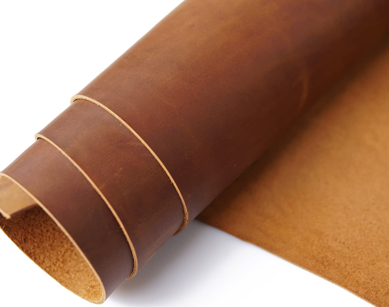 Bourbon Brown Tooling Leather Sheets 2.0mm Thick Finished Full Grain Cow Hide Leather Crafts Tooling Sewing Hobby Workshop Crafting Leather Square