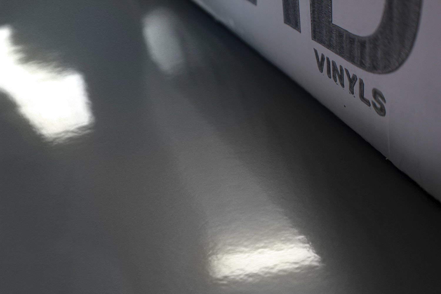 VViViD Gloss Gunmetal Grey Vinyl Exterior and Interior Bubble and Air-Free Channel Tech (1ft x 5ft)