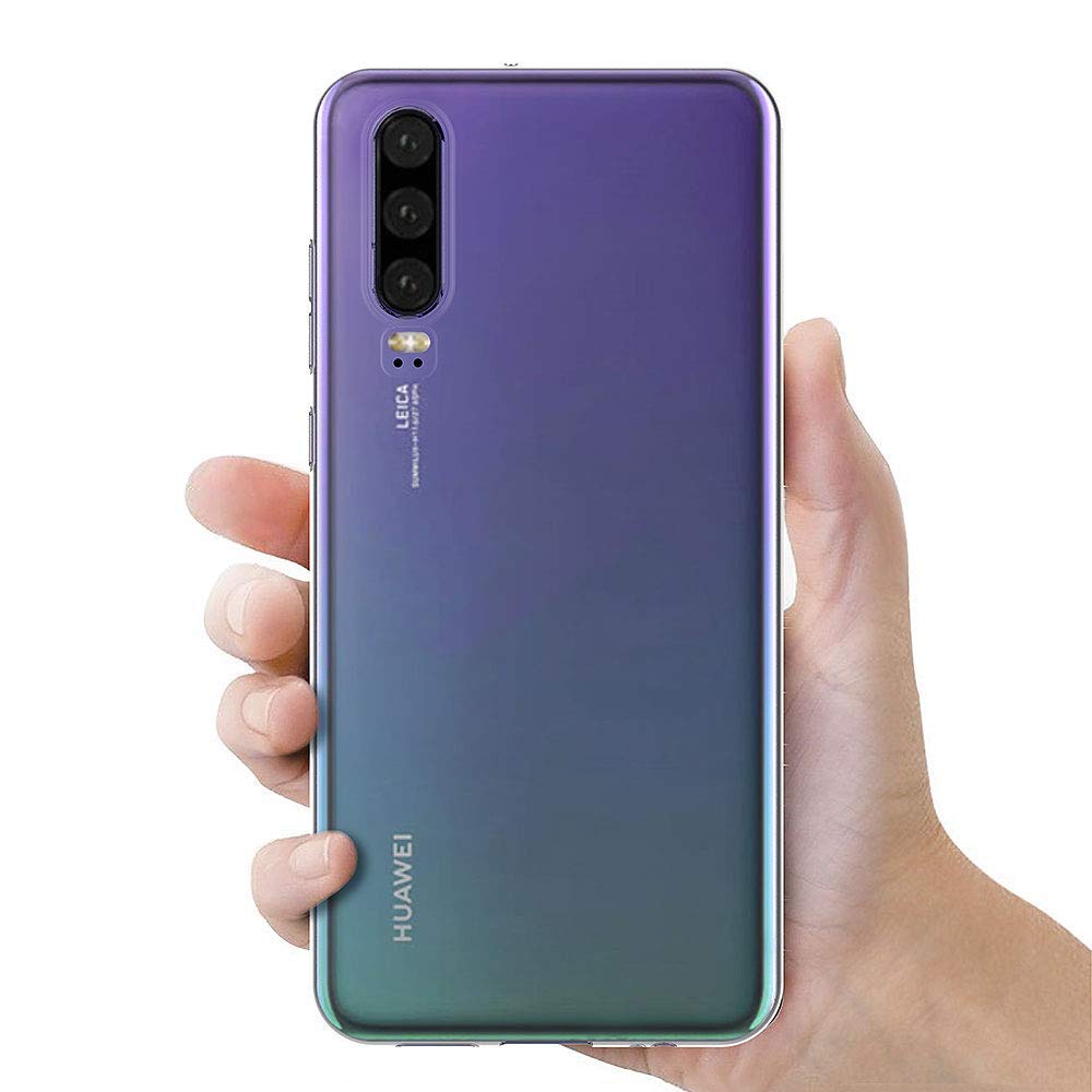 MaiJin Case for Huawei P30 (6.1 inch) Soft TPU Rubber Gel Bumper Transparent Back Cover