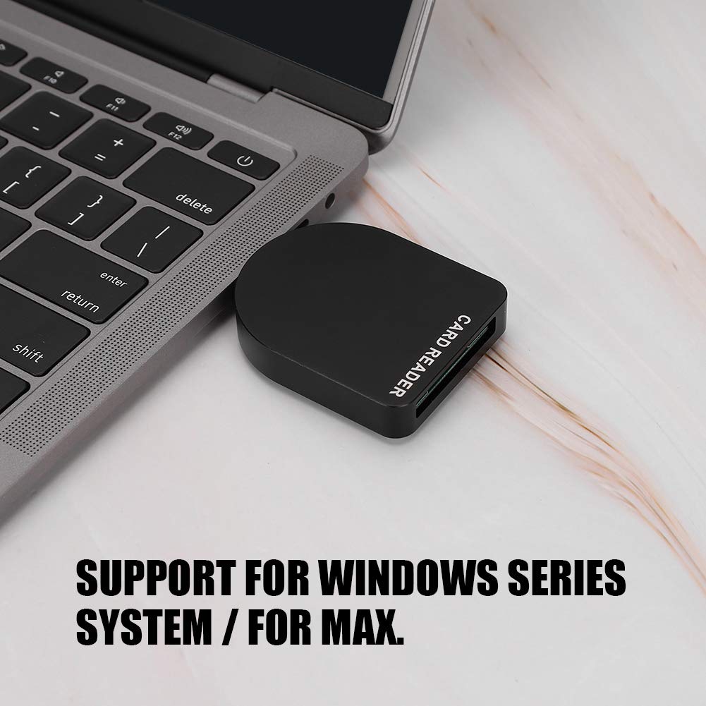XQD Card Reader Adapter, USB 3.0 Professional XQD Card Reader Hub Quickly Transfer Tool, Compatible with D4, D5, D500 /XQD Interface Camera Type, etc