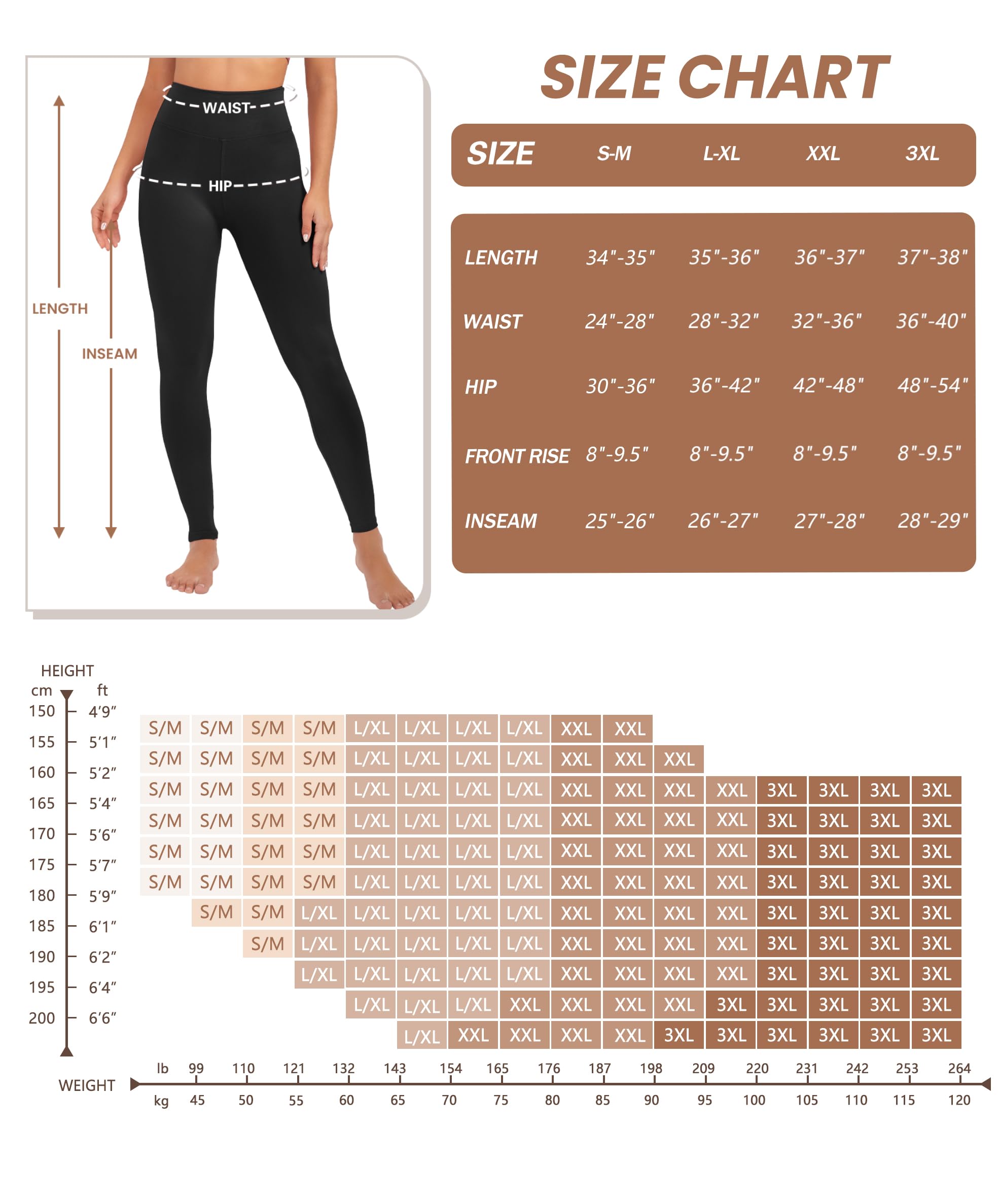 VALANDY Women’s Leggings High Waisted Tummy Control Stretch Yoga Pants Workout Running Tights Leggings for Women Plus Size 5Pack