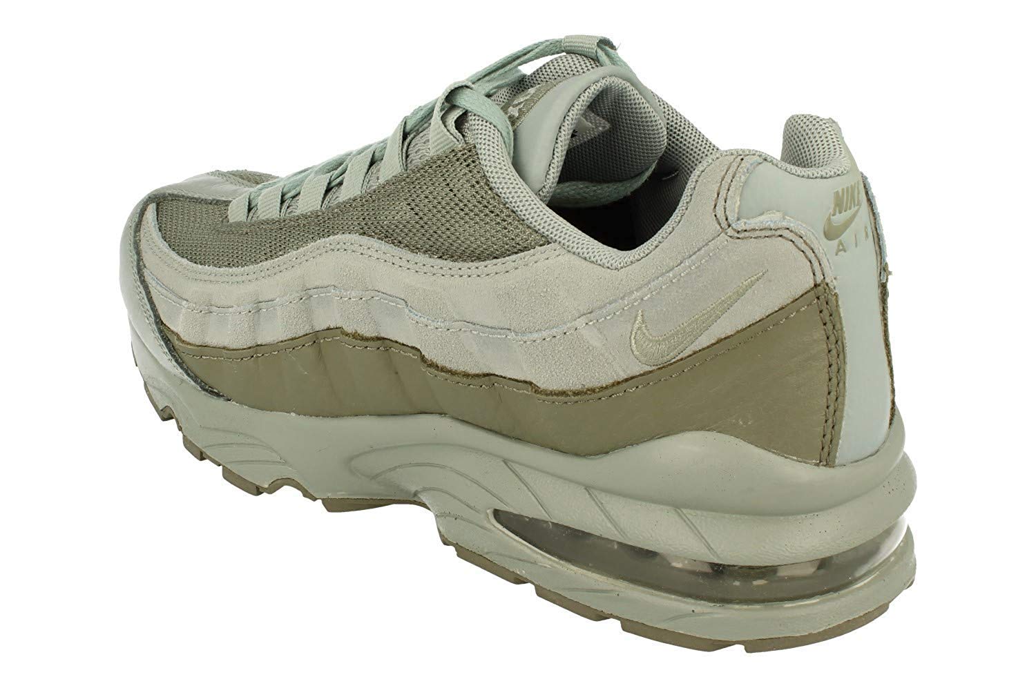Nike Air Max '95 Girls Shoes Size 4, Color: Light Pumice/Dark Stucco