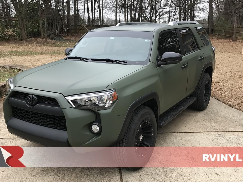 Avery Dennison SW900 732-O in Matte Olive Green - Dual Layered Vinyl Car Supreme Wrapping Film - 12" x 60" - Vehicle Sheet Roll