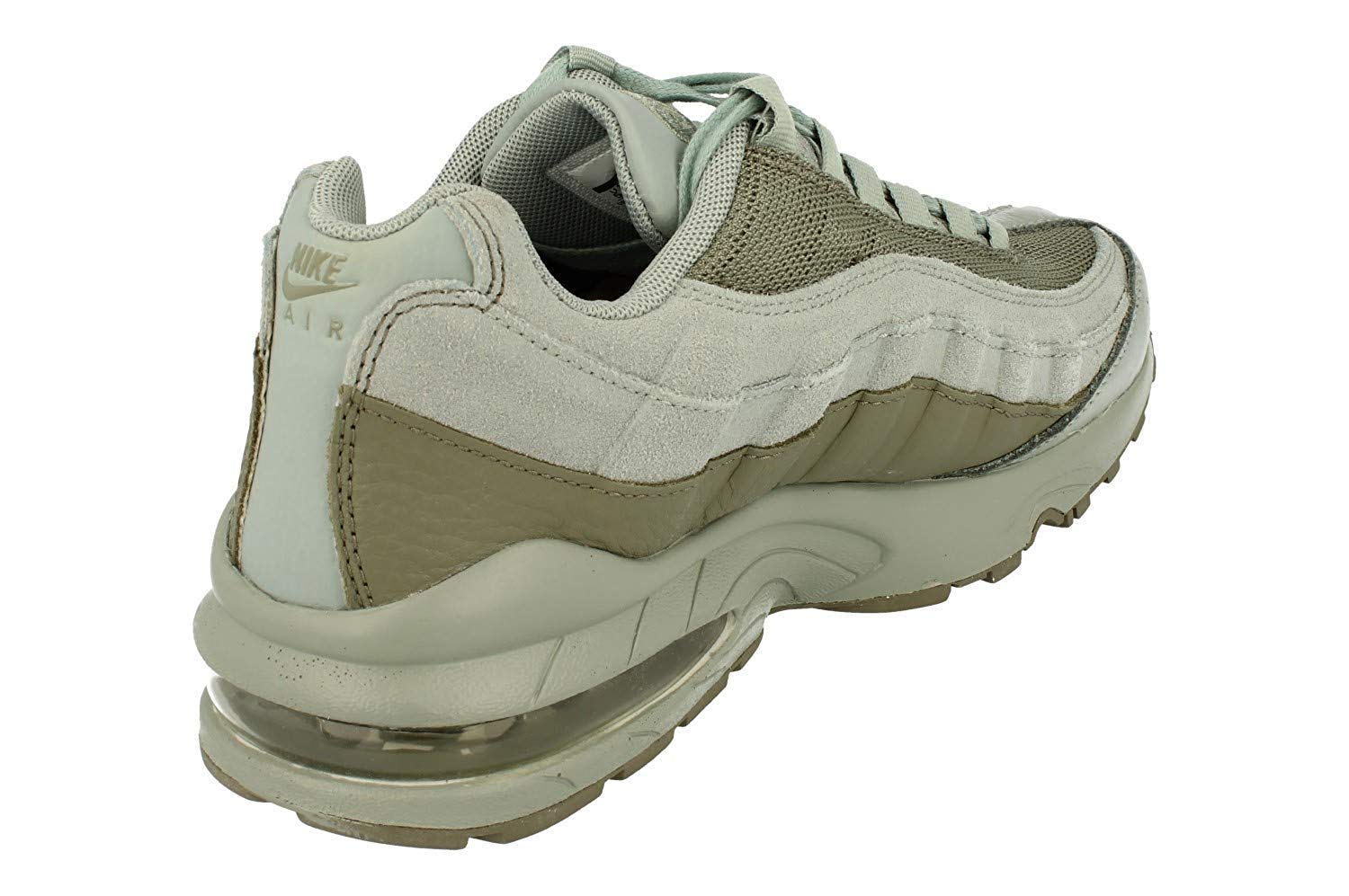 Nike Air Max '95 Girls Shoes Size 4, Color: Light Pumice/Dark Stucco