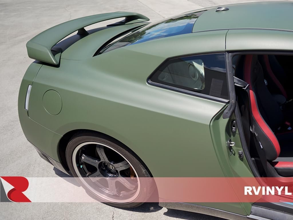 Avery Dennison SW900 732-O in Matte Olive Green - Dual Layered Vinyl Car Supreme Wrapping Film - 12" x 60" - Vehicle Sheet Roll