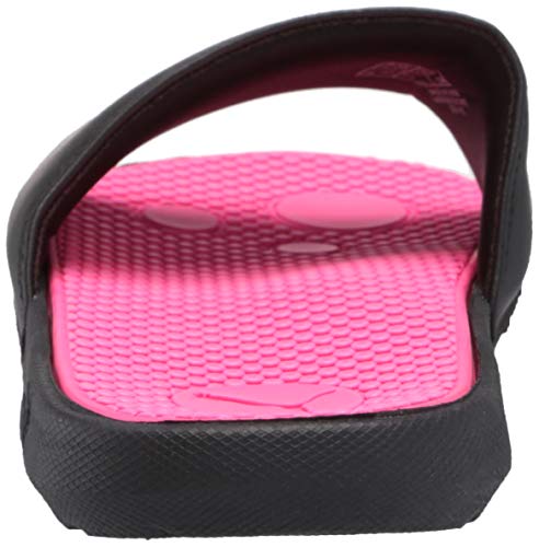 PUMA Cool Cat Jr Girls' Youth Sandal 7 M US Big Kid Black-White-Pink
