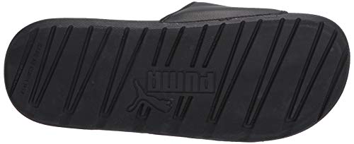 PUMA Cool Cat Jr Girls' Youth Sandal 7 M US Big Kid Black-White-Pink