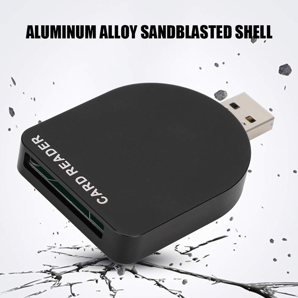 XQD Card Reader Adapter, USB 3.0 Professional XQD Card Reader Hub Quickly Transfer Tool, Compatible with D4, D5, D500 /XQD Interface Camera Type, etc