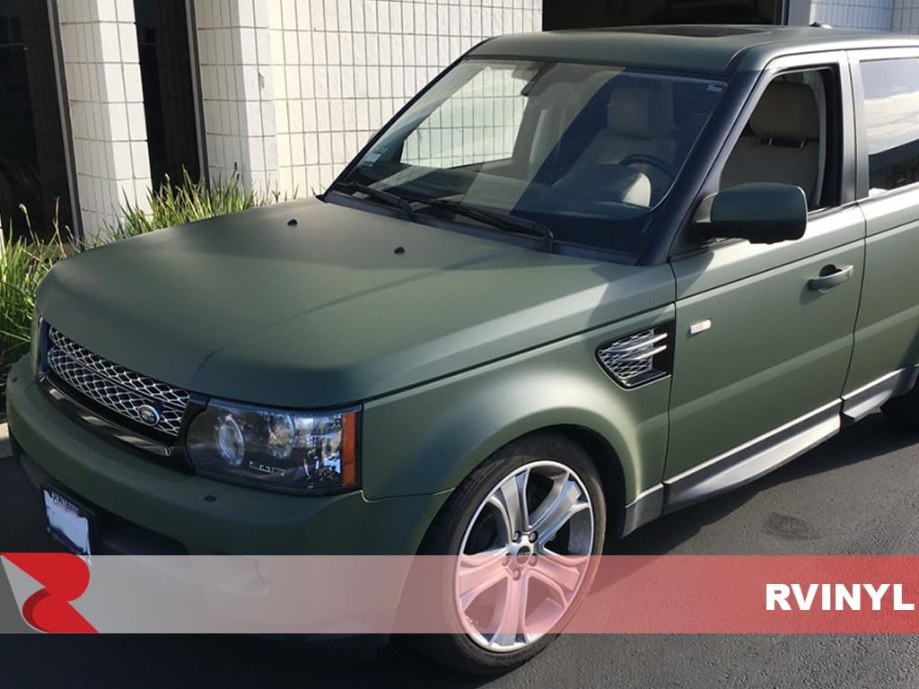 Avery Dennison SW900 732-O in Matte Olive Green - Dual Layered Vinyl Car Supreme Wrapping Film - 12" x 60" - Vehicle Sheet Roll