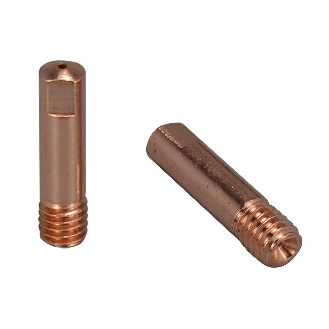 RIVERWELD MIG MAG Contact Tips .030" 0.8mm M6 140.0059 & Tips Holder Diffuser Conical Gas Nozzle Shield Cups 145.0075 & Torch Neck 002.0009 kit for MB15 15AK Welding Torch 18pcs