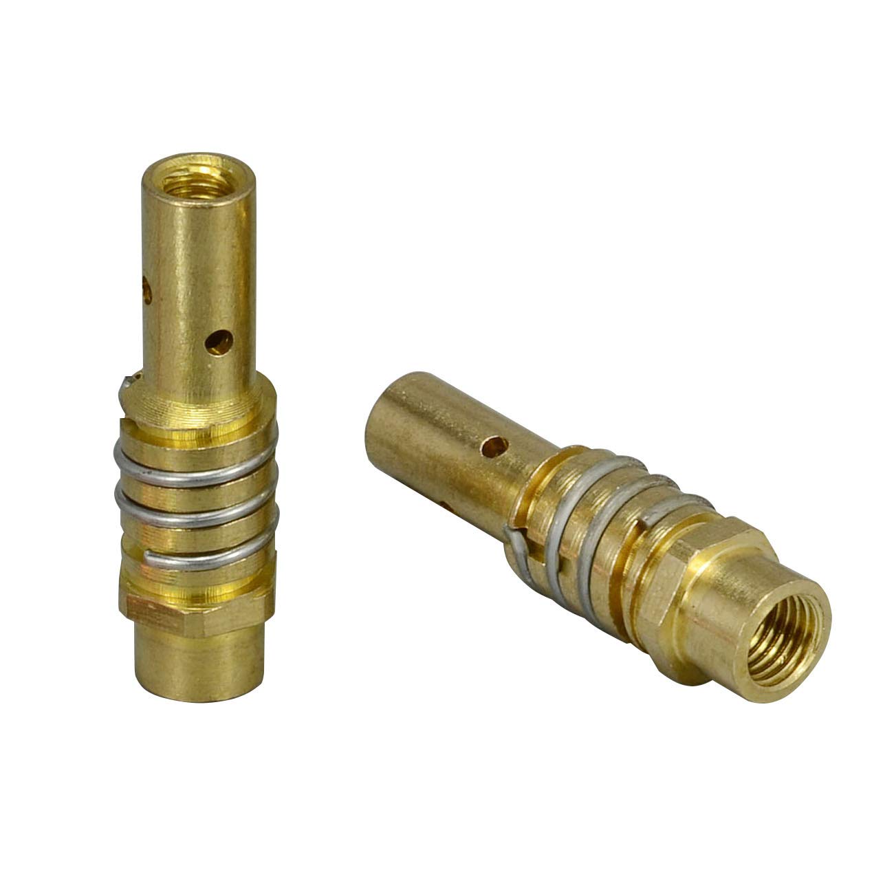 RIVERWELD MIG MAG Contact Tips .030" 0.8mm M6 140.0059 & Tips Holder Diffuser Conical Gas Nozzle Shield Cups 145.0075 & Torch Neck 002.0009 kit for MB15 15AK Welding Torch 18pcs