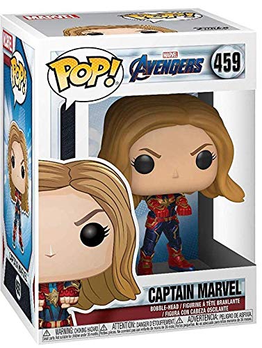 Marvel: Avengers Endgame - Captain Marvel Funko Pop! Vinyl Figure (Includes Compatible Pop Box Protector Case)