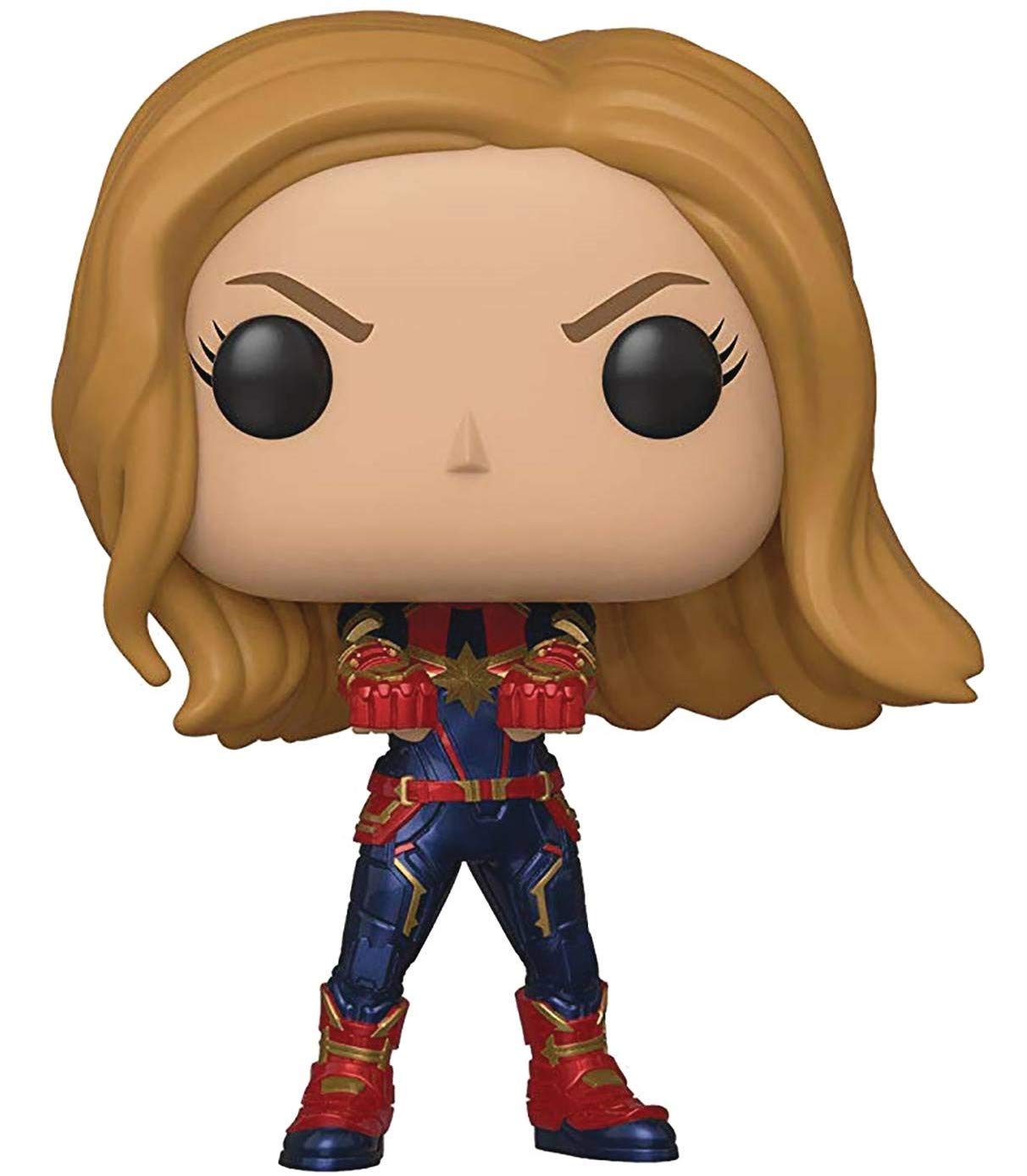 Marvel: Avengers Endgame - Captain Marvel Funko Pop! Vinyl Figure (Includes Compatible Pop Box Protector Case)