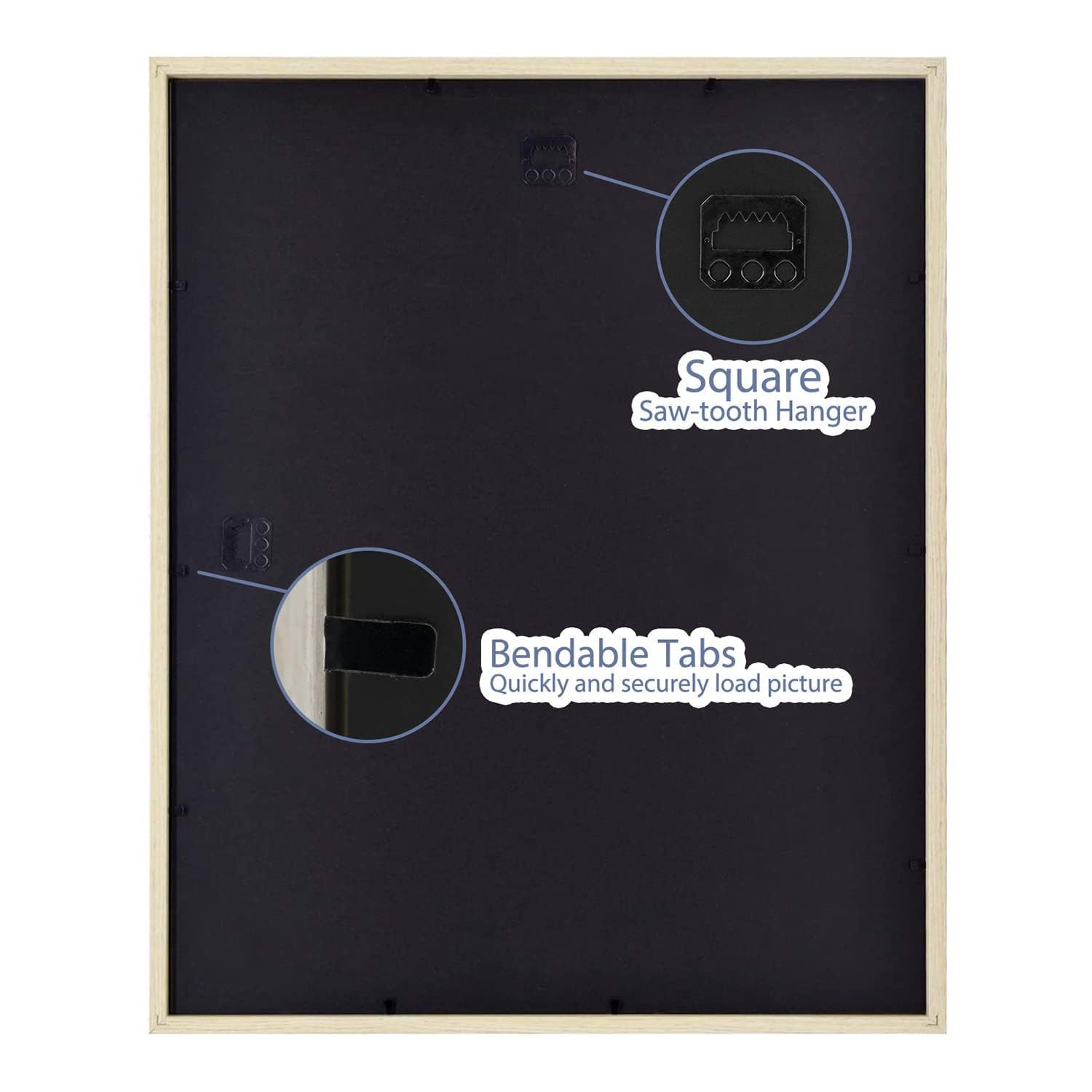 Frametory 16x20 Picture Frame with Mat for 11x14 Picture - Country Rustic Style - High Definition Glass Wide Molding - Vertical or Horizontal Preinstalled Wall Mounting Hardware (Rustic Beige, 1 Pack)