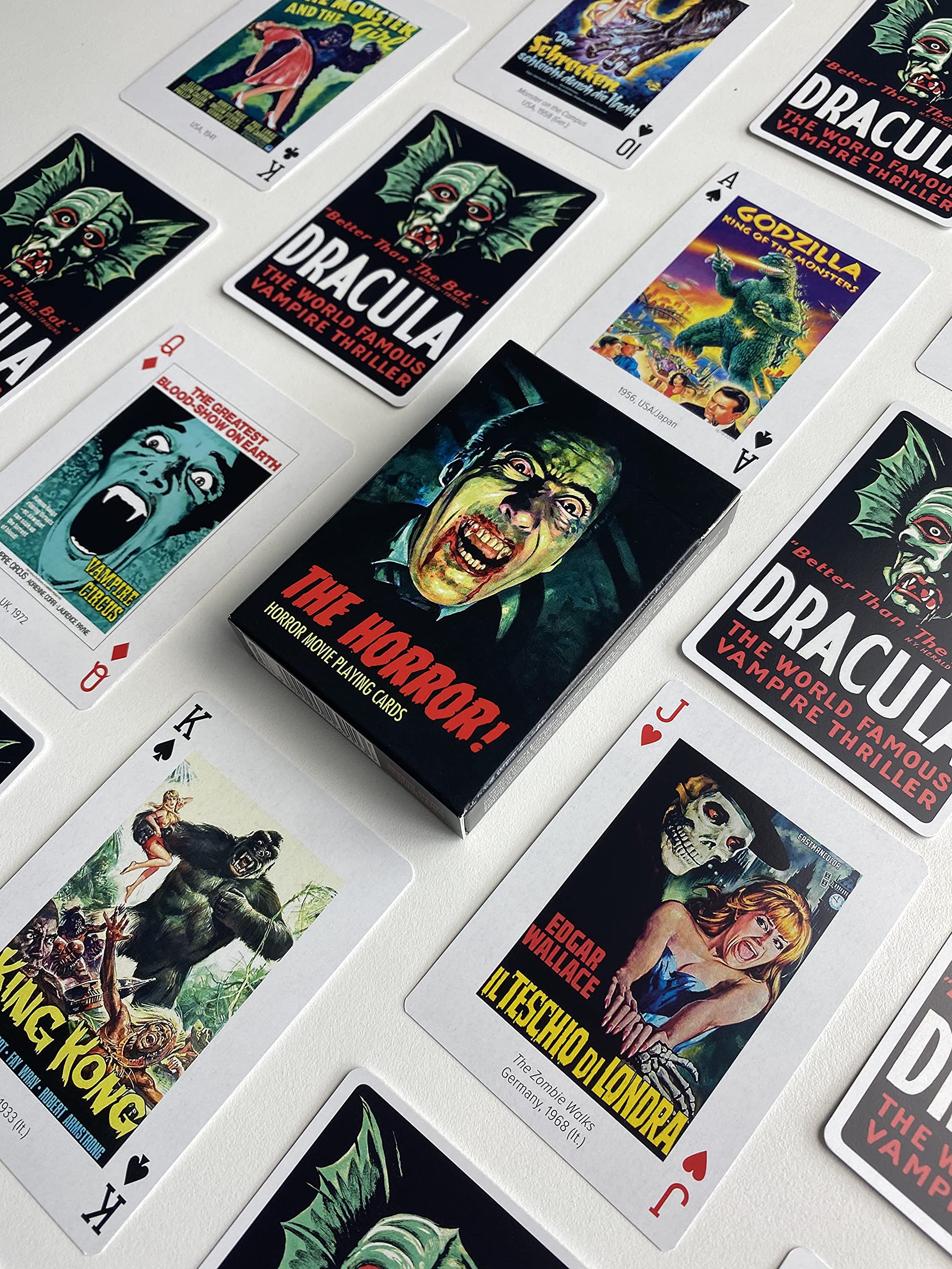 Gibsons Piatnik The Horror! Single Deck Playing Cards from Card Game | Pack of Cards