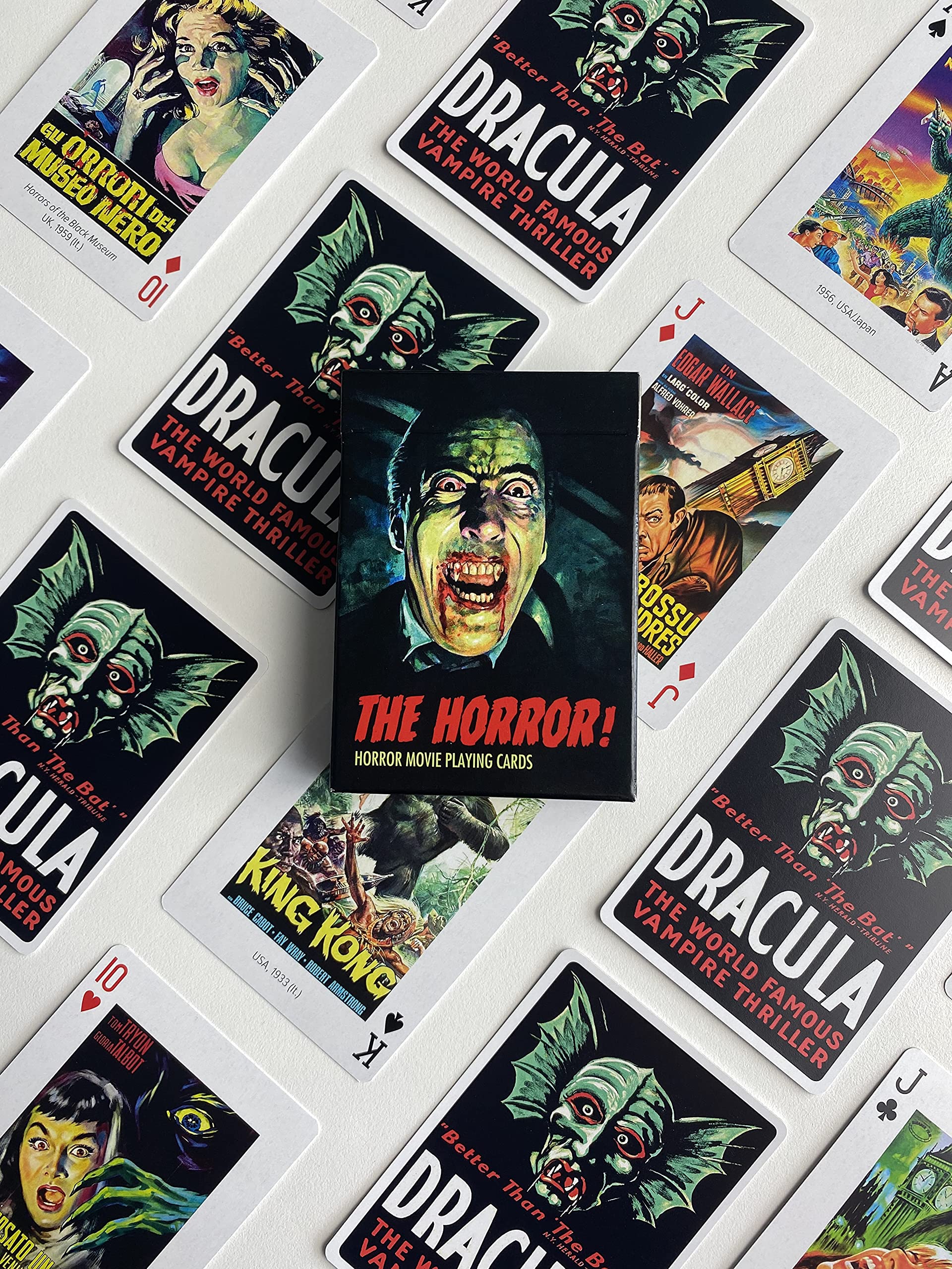 Gibsons Piatnik The Horror! Single Deck Playing Cards from Card Game | Pack of Cards