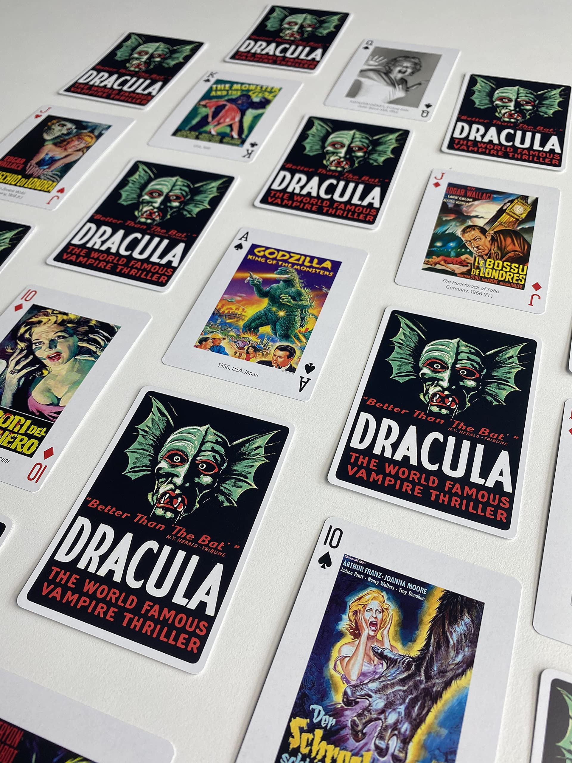 Gibsons Piatnik The Horror! Single Deck Playing Cards from Card Game | Pack of Cards