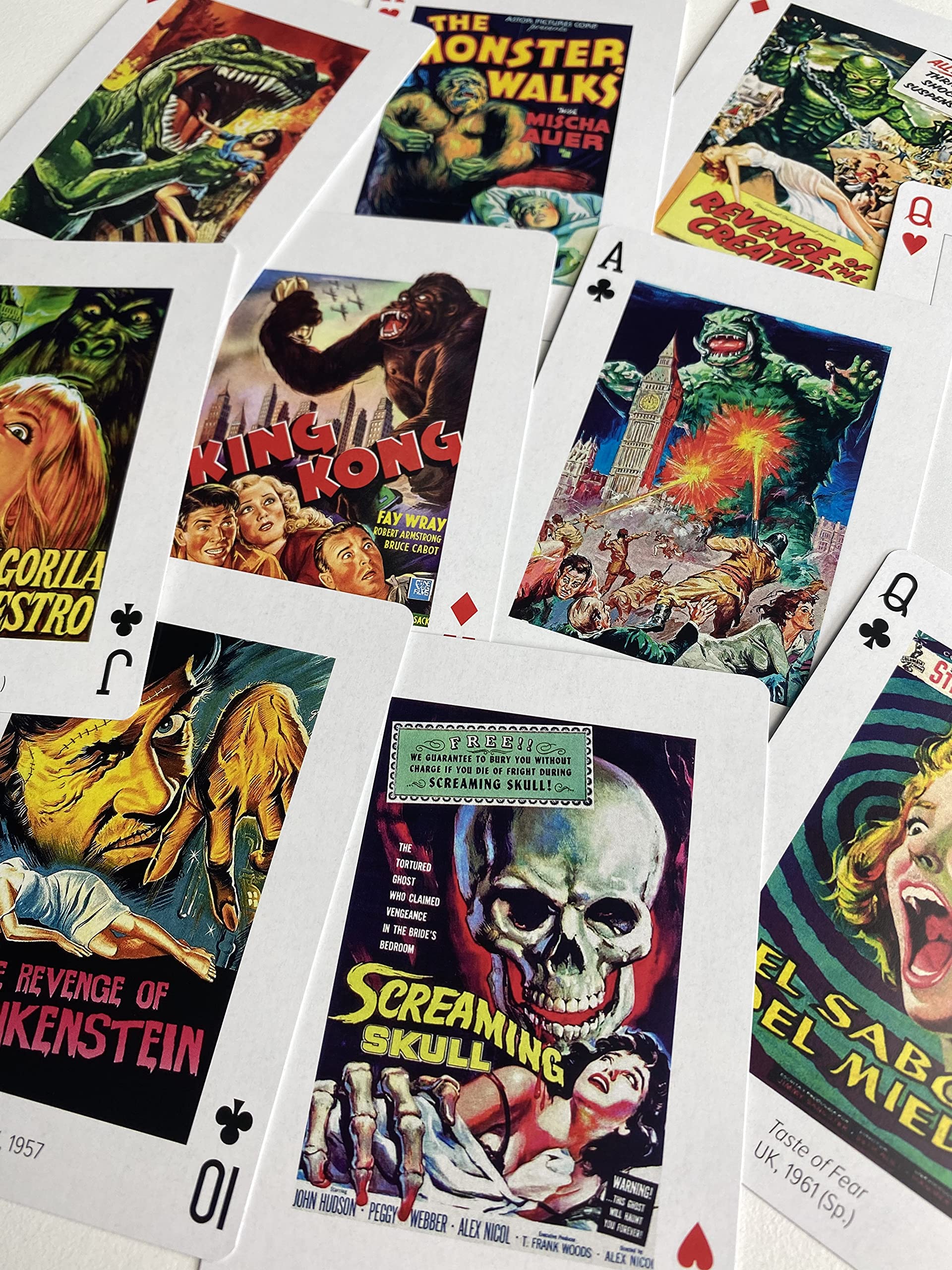 Gibsons Piatnik The Horror! Single Deck Playing Cards from Card Game | Pack of Cards