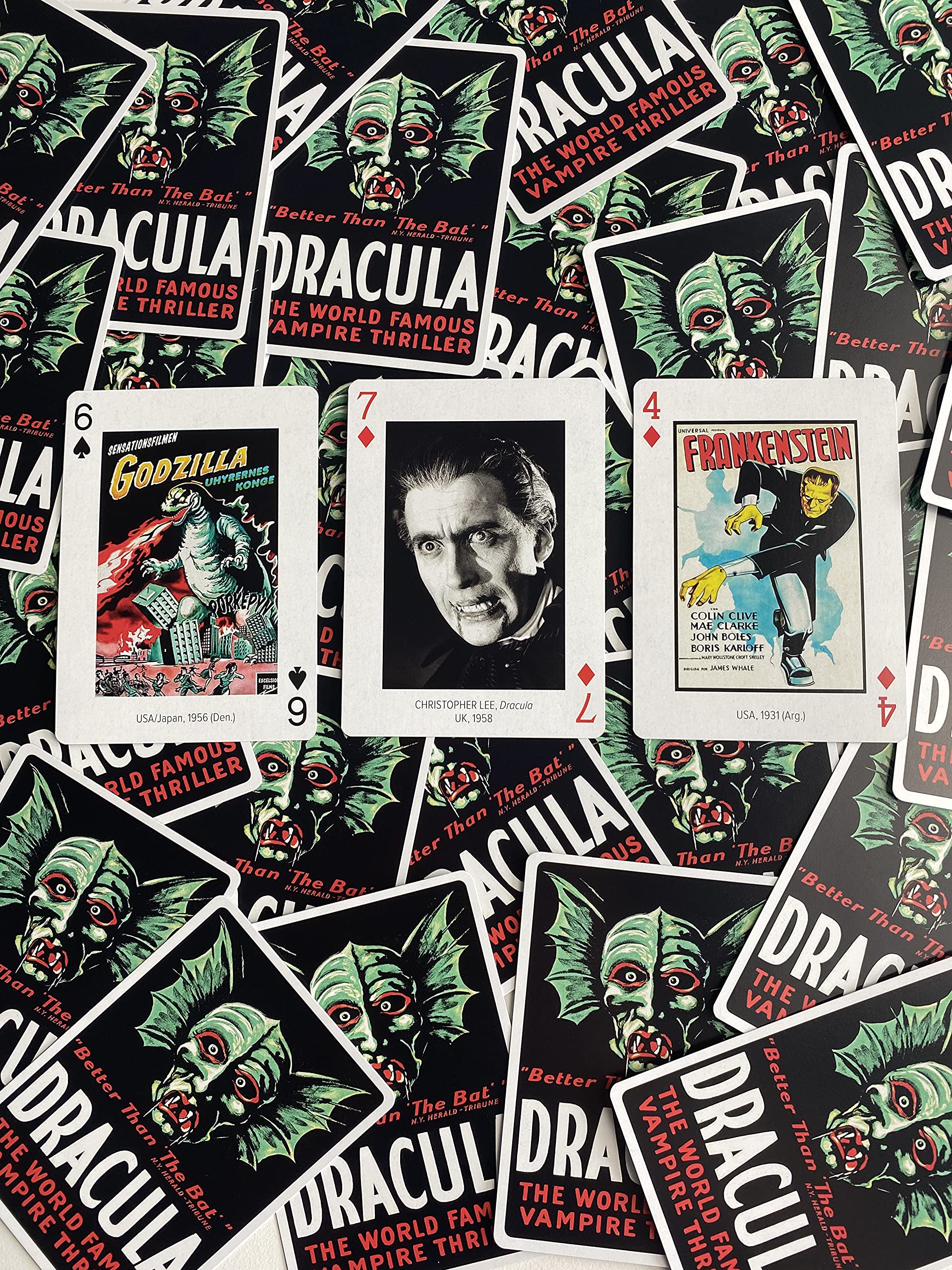 Gibsons Piatnik The Horror! Single Deck Playing Cards from Card Game | Pack of Cards